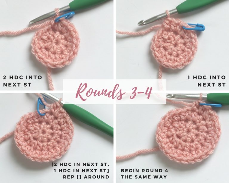 How to Crochet in the Round - A Step-by-Step Picture Tutorial - sigoni ...