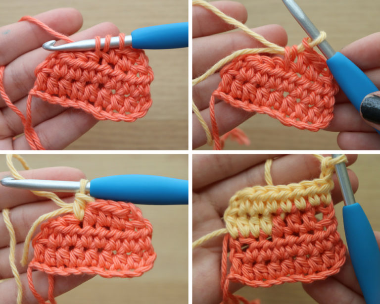 How to Change Colors in Crochet - Picture & Video Tutorial - sigoni ...