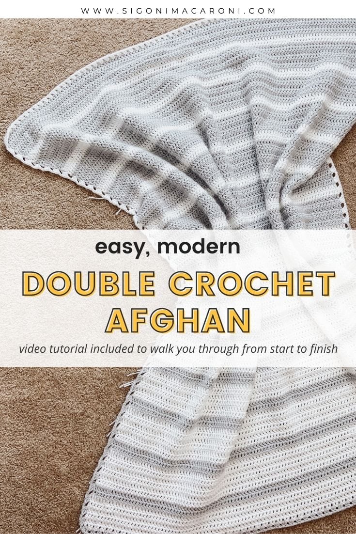 Double Crochet Afghan: Opposites Attract | Free Crochet Blanket Pattern ...