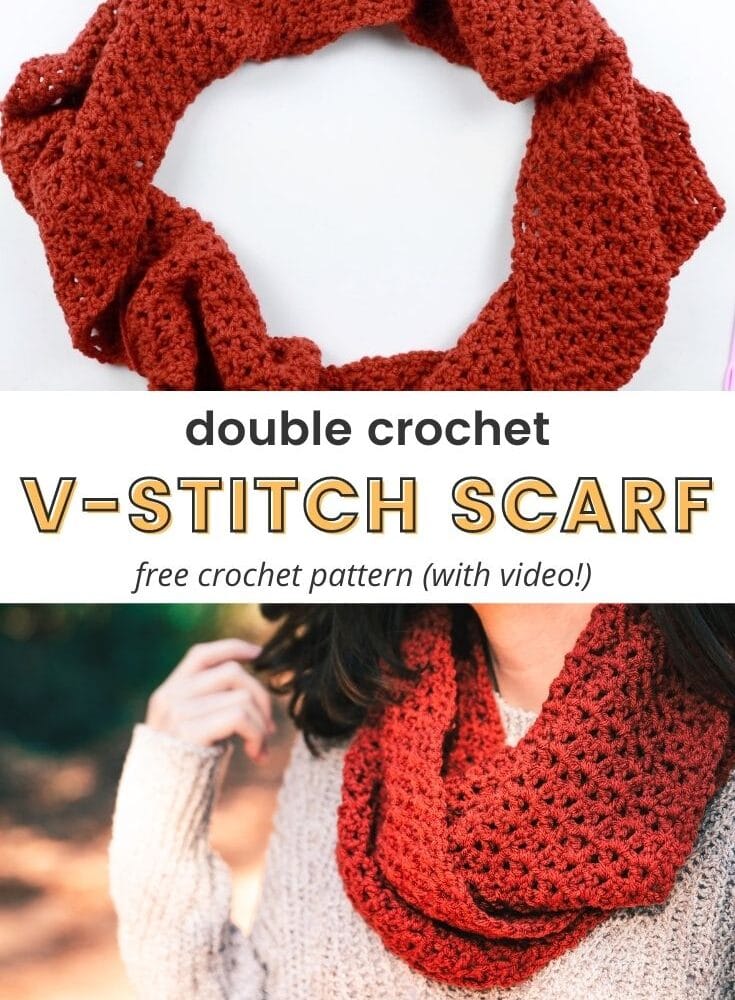 Quick-V-Stitch-Scarf-Crochet-Pattern - Sigoni Macaroni